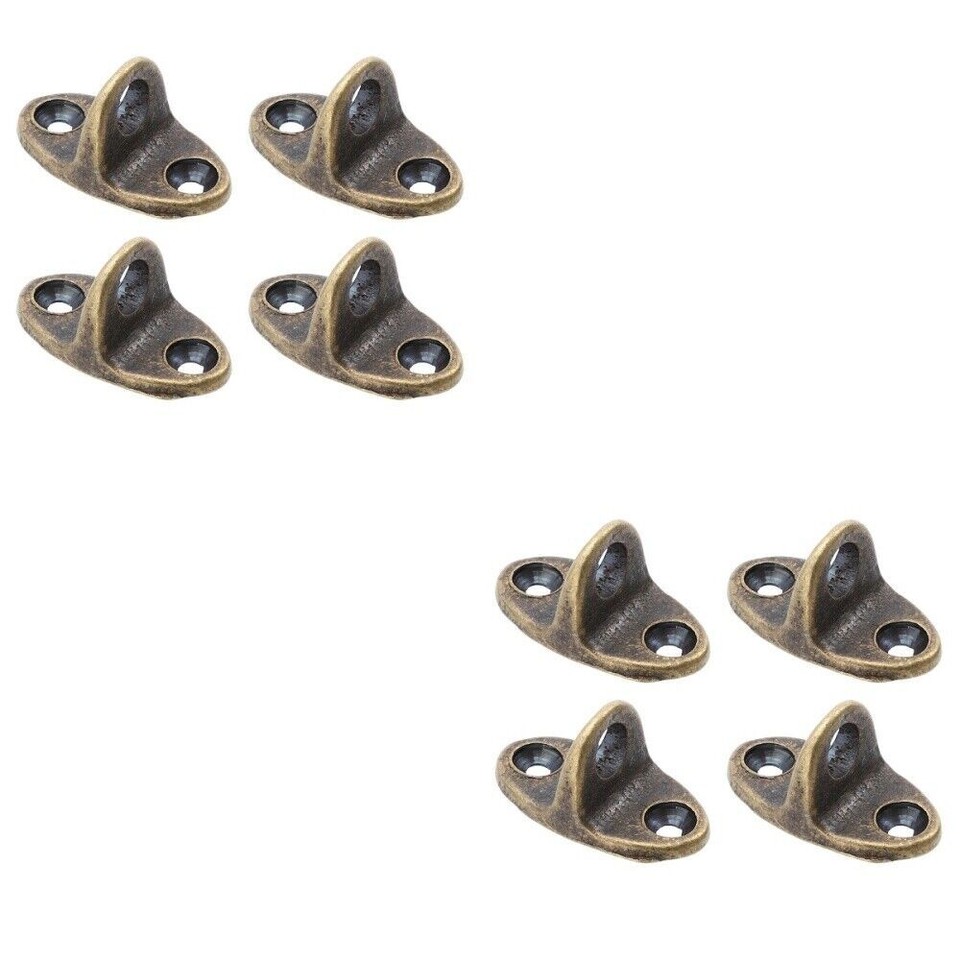 8pcs Screw Eye Hanger Industrial Hooks Ceiling Hook Pad Eye Plate | eBay