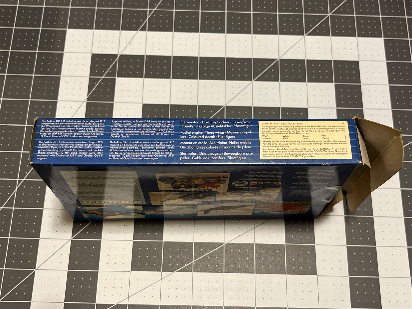 REVELL #04116 1/72 SCALE FOKKER DR.1 TRIPLANE UNBUILT- no decals inc ...