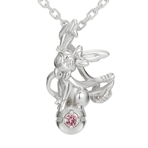 U-Treasure Pokemon Nymphia Sylveon & Monster Ball Necklace Silver ...