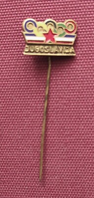YUGOSLAVIA Olympic Vintage Pin Badge | eBay