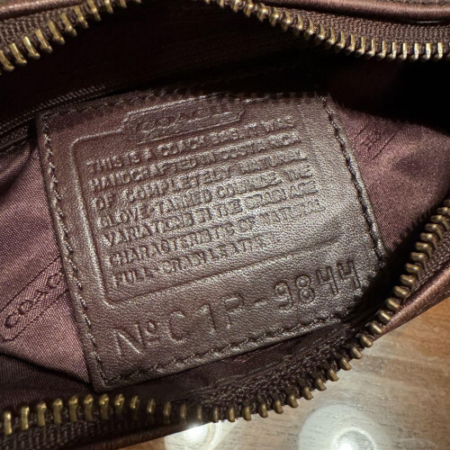 Coach 9844 Tote bag Brown Leather Vintage USED From Japan | eBay