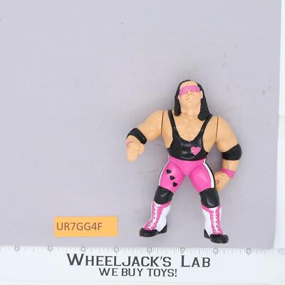 Bret Hart PINK HEART WWF WWE Hasbro Wrestling 1992 Titan Action Figure ...