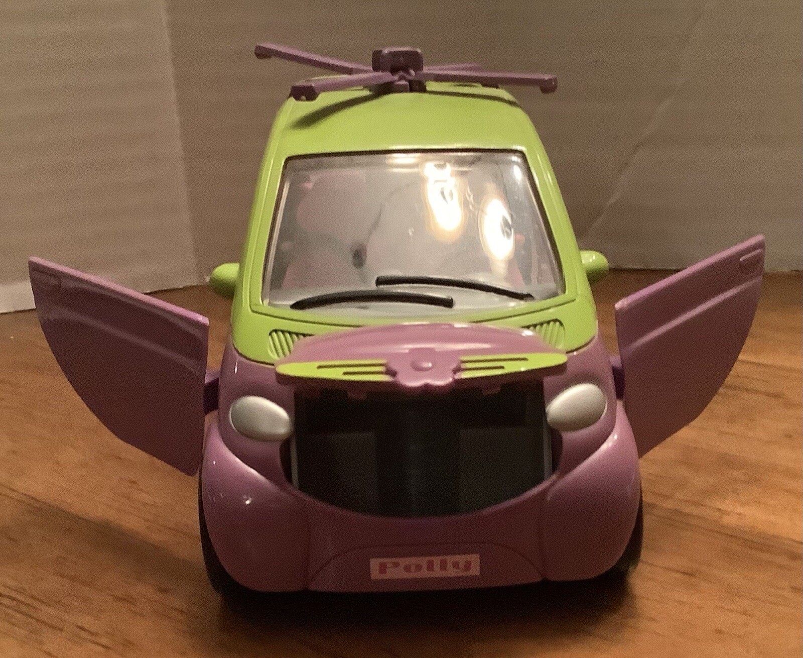 Vintage Polly Pocket 2004 Heli-Car-Pter (Green/Purple) With Polly | eBay
