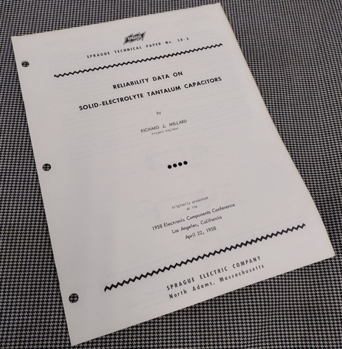 SPRAGUE ENGINEERING BULLETIN #58-3 DR-35 | eBay