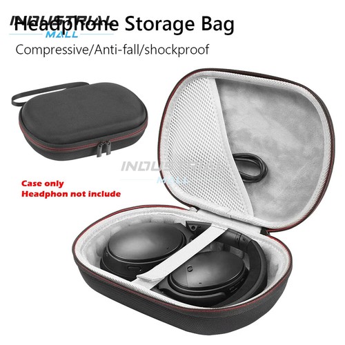 Travel Hard Shell Headphones Storage Case Portable Headphone Organizer ...