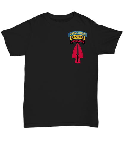 Delta SFOD-D Patch, SF, Ranger Tab - USASOC Shirt - US Special Forces ...