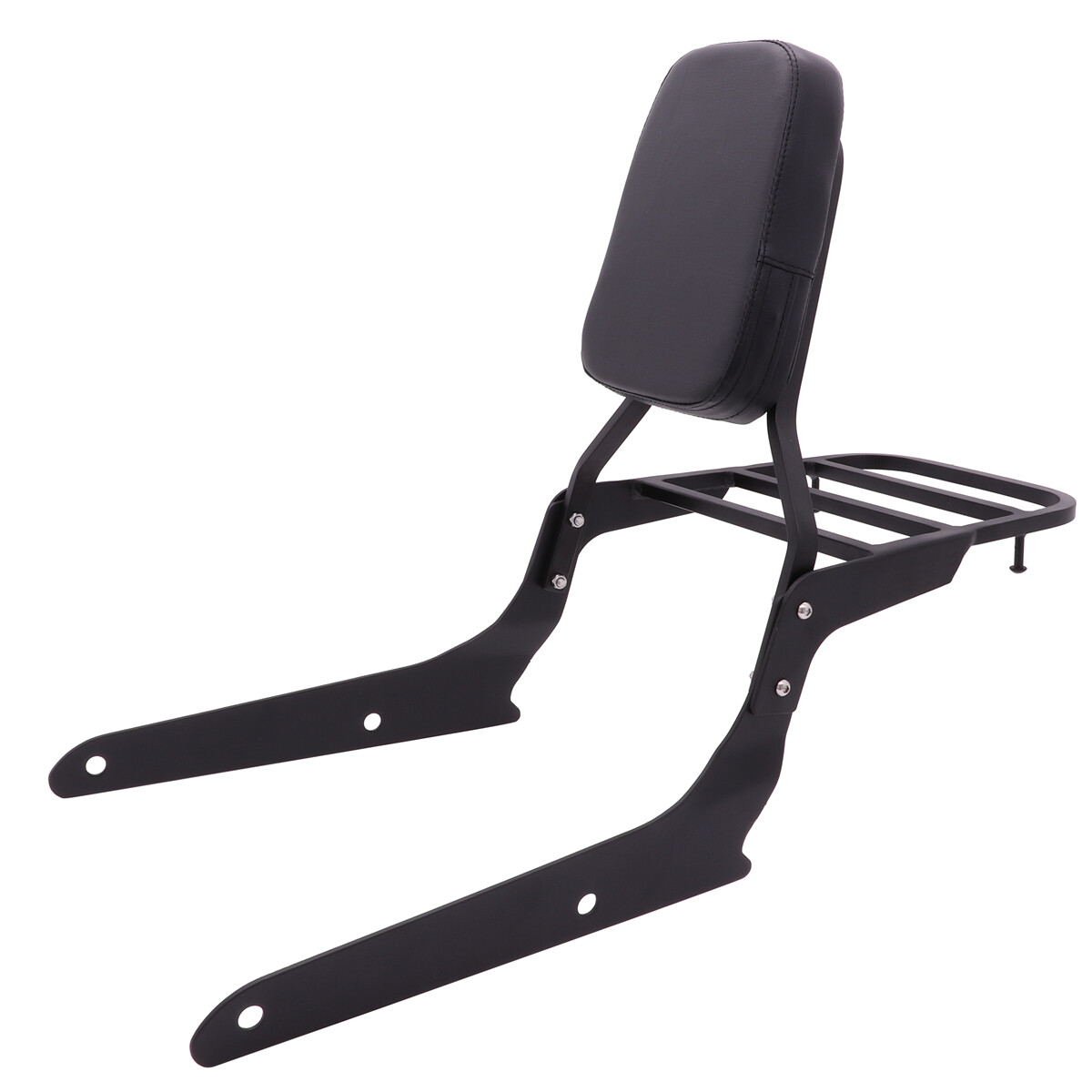 Backrest Sissy Bar Luggage Rack For Honda Shadow Spirit Phantom VT750C2 ...
