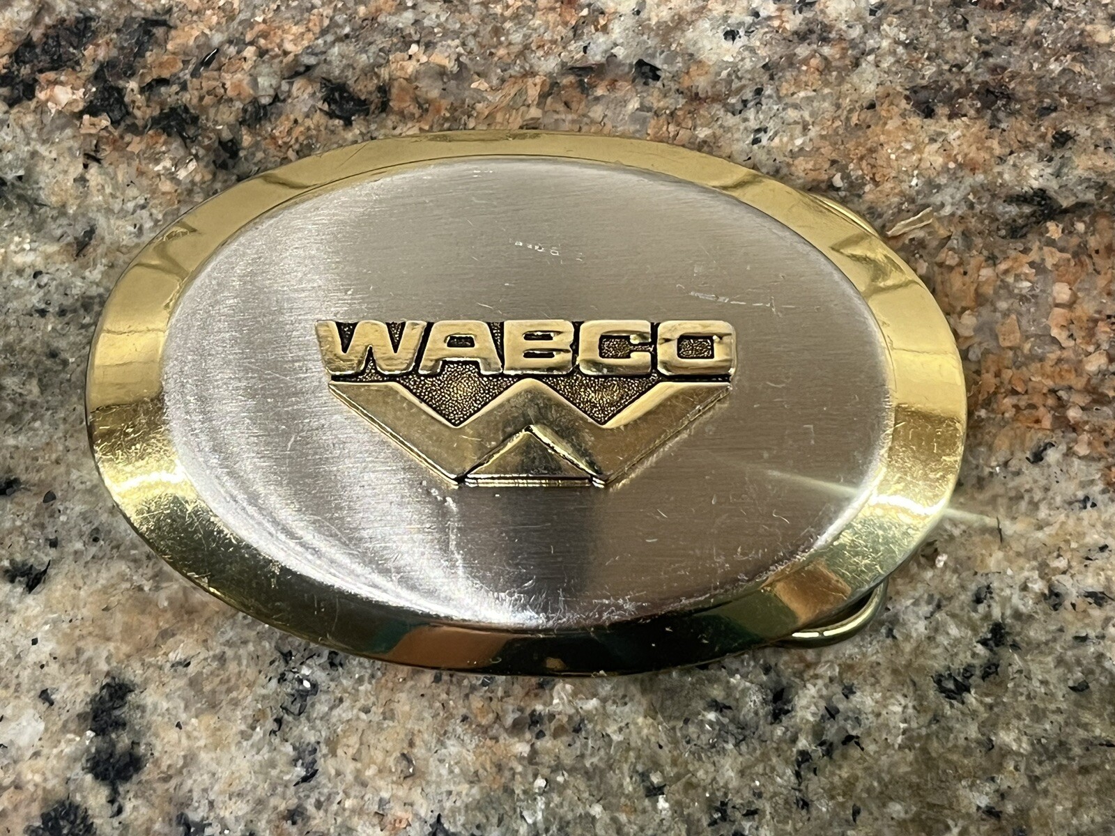 Wabco W Trademark Logo Belt Buckle Construction & Min… - Gem