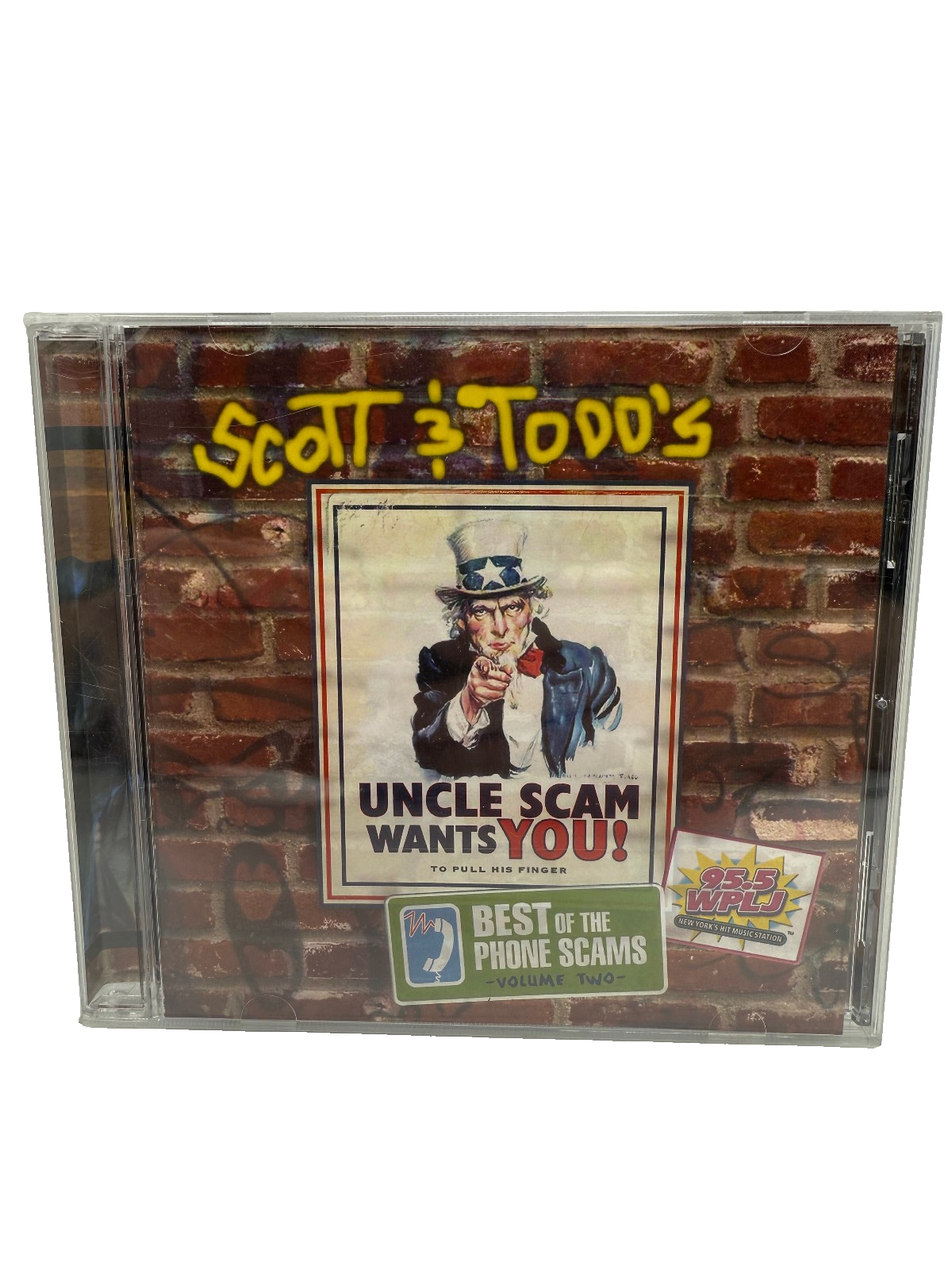 Scott & Todd’s Uncle Scam Wants You Best of Phone Scams Vol. 2 WPLJ NEW ...