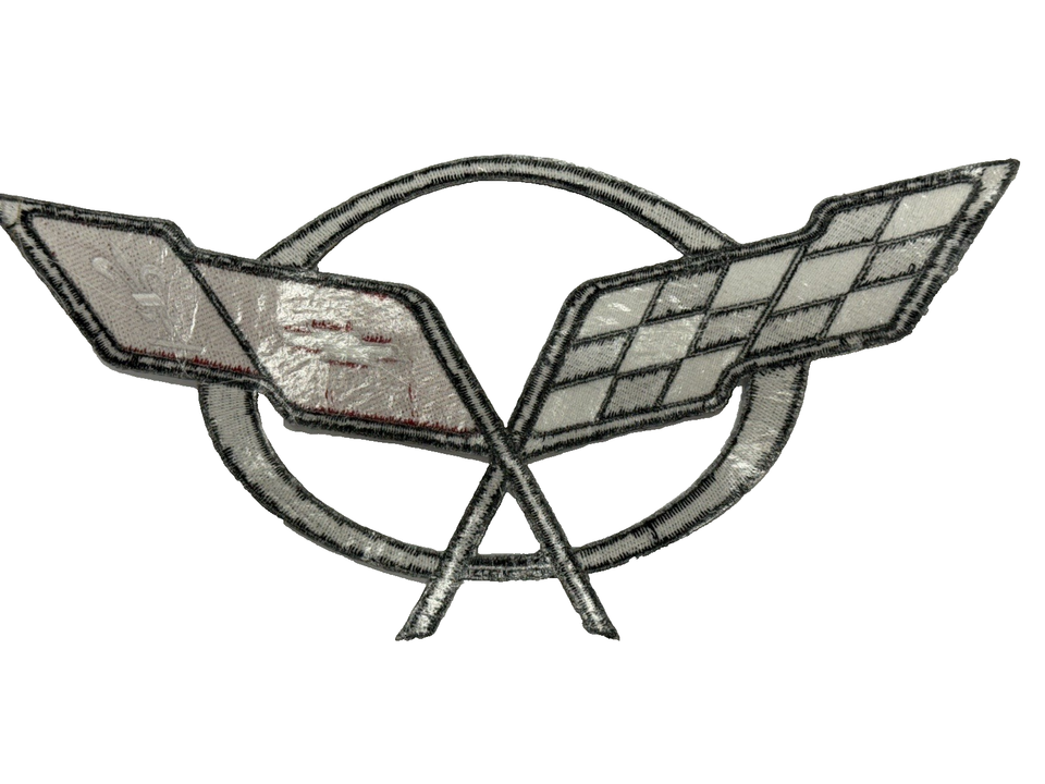 1997-2004 C5 Corvette Embroidered Applique Patch Black 13in Heat Press ...