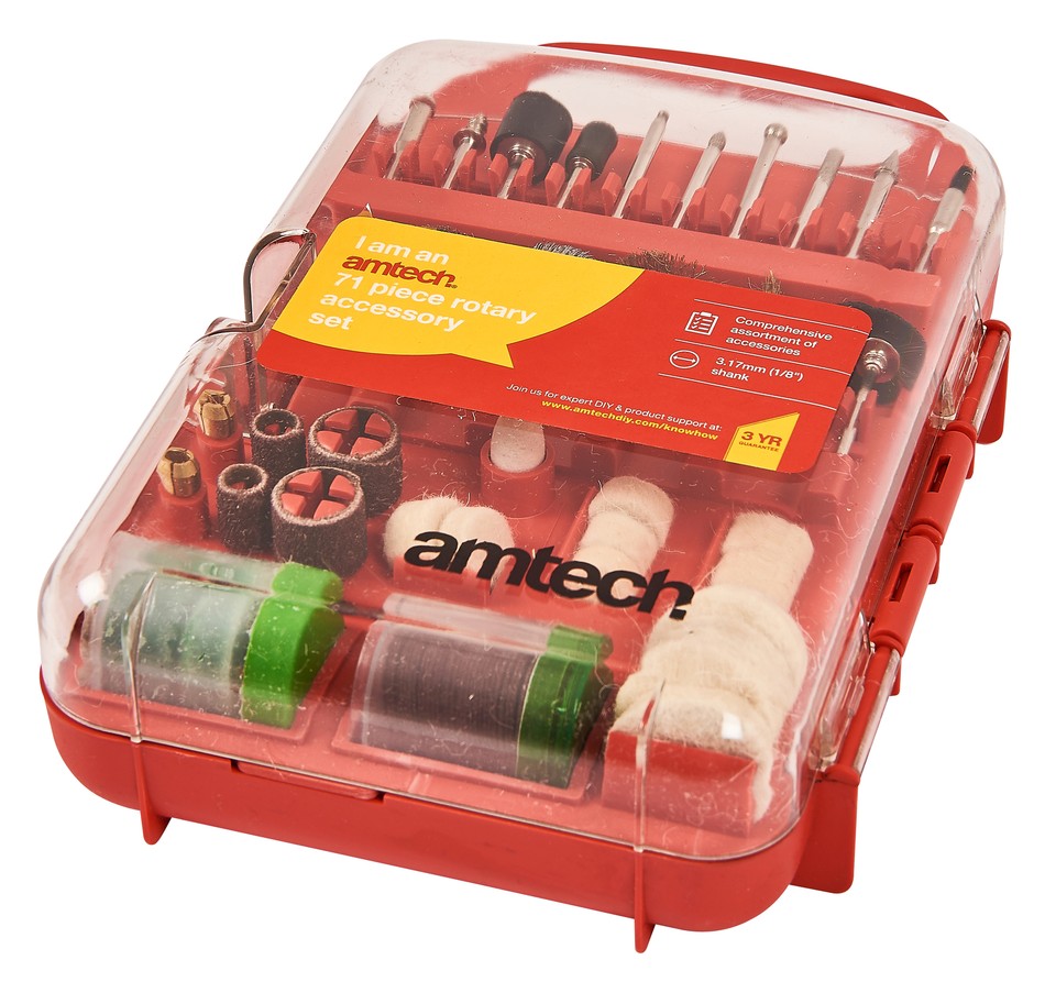 Hobby Rotary Multi Tool Mini Kit + 71 Accessory Set For Most Minicraft ...