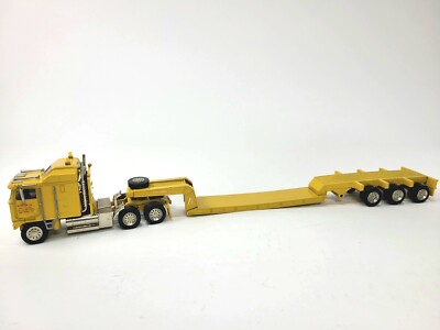 Kenworth K100 6x4 Sleeper with Lowboy Trailer Yellow ASAM Smith 1:48 ...