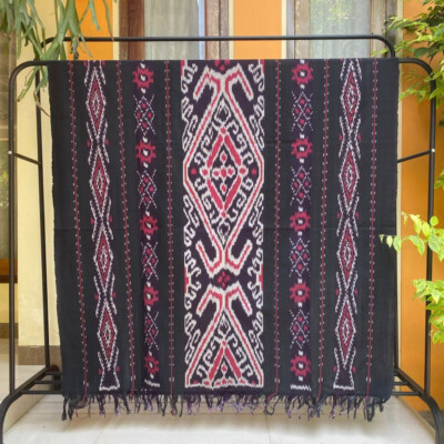 Toraja Ethnic Blanket Woven Fabric BLH620 Indonesian Textile | eBay