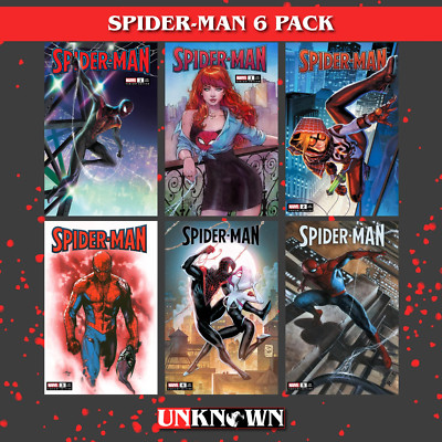 [6 Pack Trade] Spider-Man #1-5 Unknown Comics Exclusive Var (02/15/2023 ...