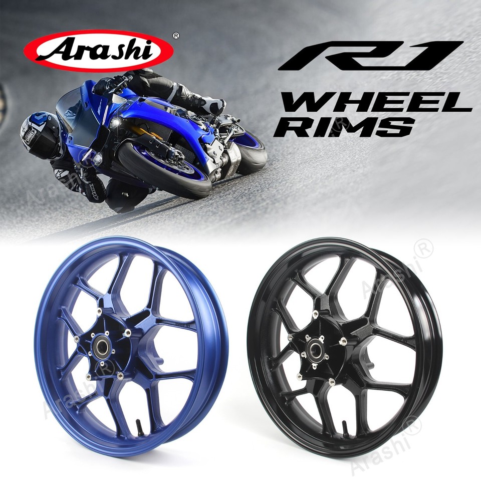 per Yamaha YZF R1 ABS 2015 - 2022 Cerchio ruota anteriore Arashi 17x3.5 ...