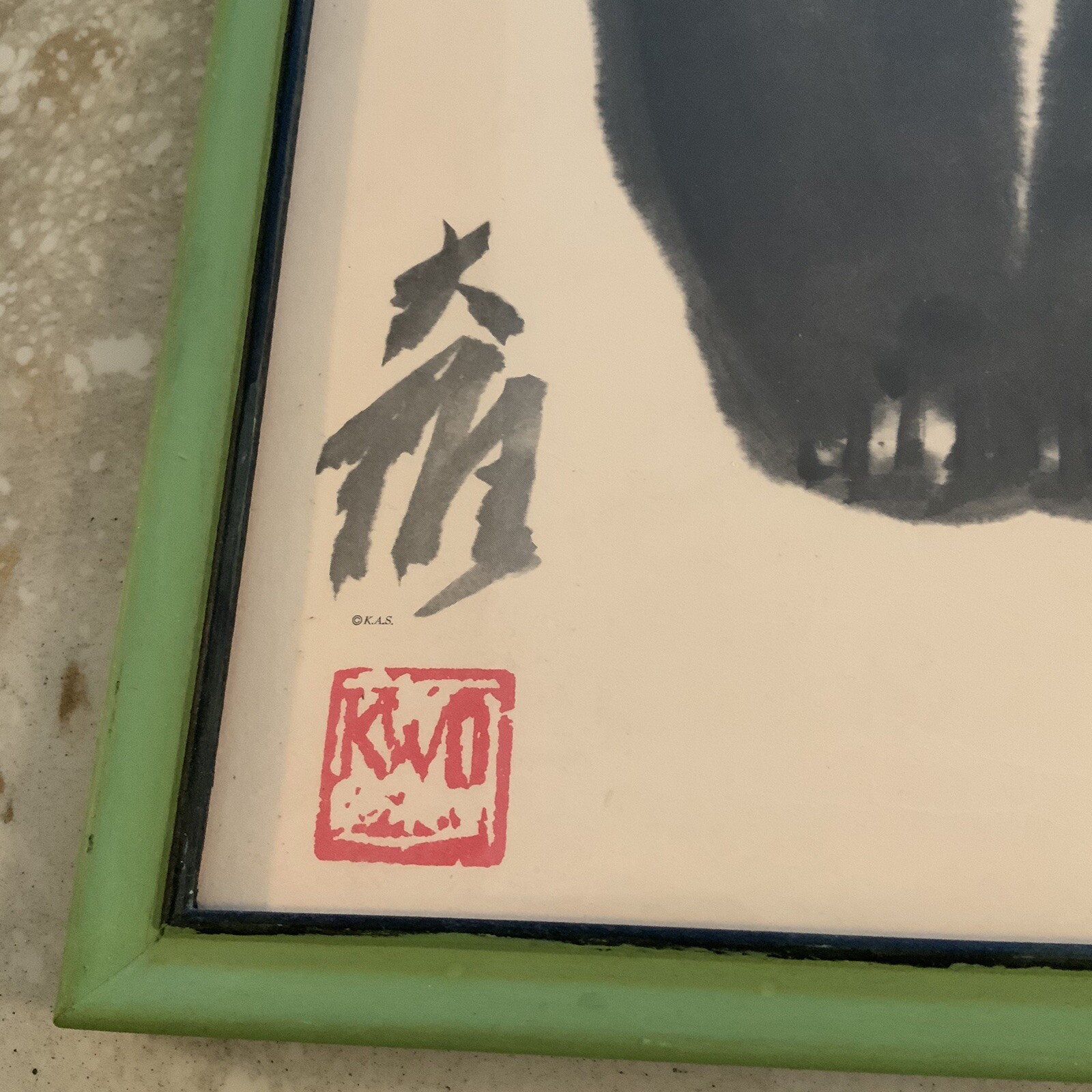 Da Wei Kwo Japanese cat lithograph Kwo Art Studio New York City Prof ...