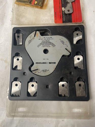 Craftsman Table Saw Molding Head Cutter # 9-3214 12 Blades Vintage | eBay