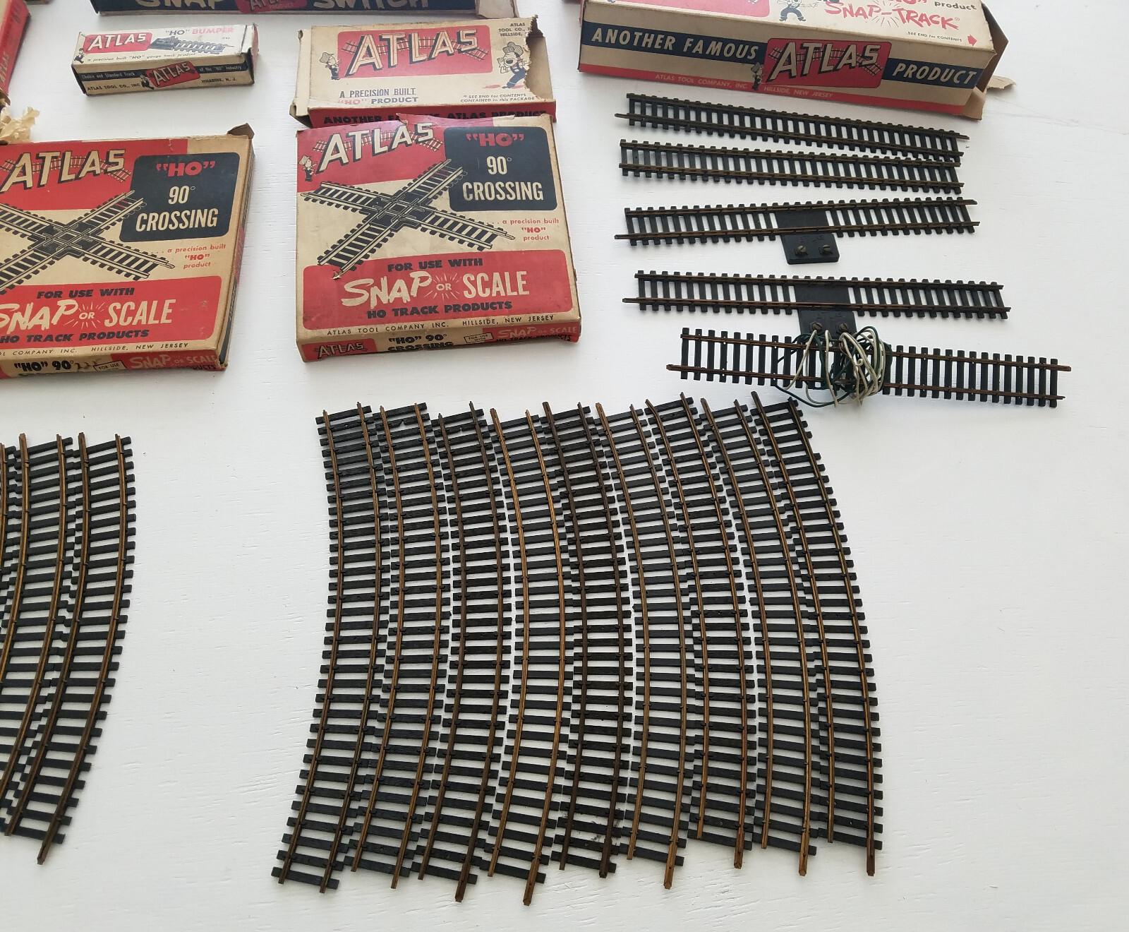 Lot of Atlas Snap Switch HO Scale Train Tracks - Over 100 pieces - Many ...