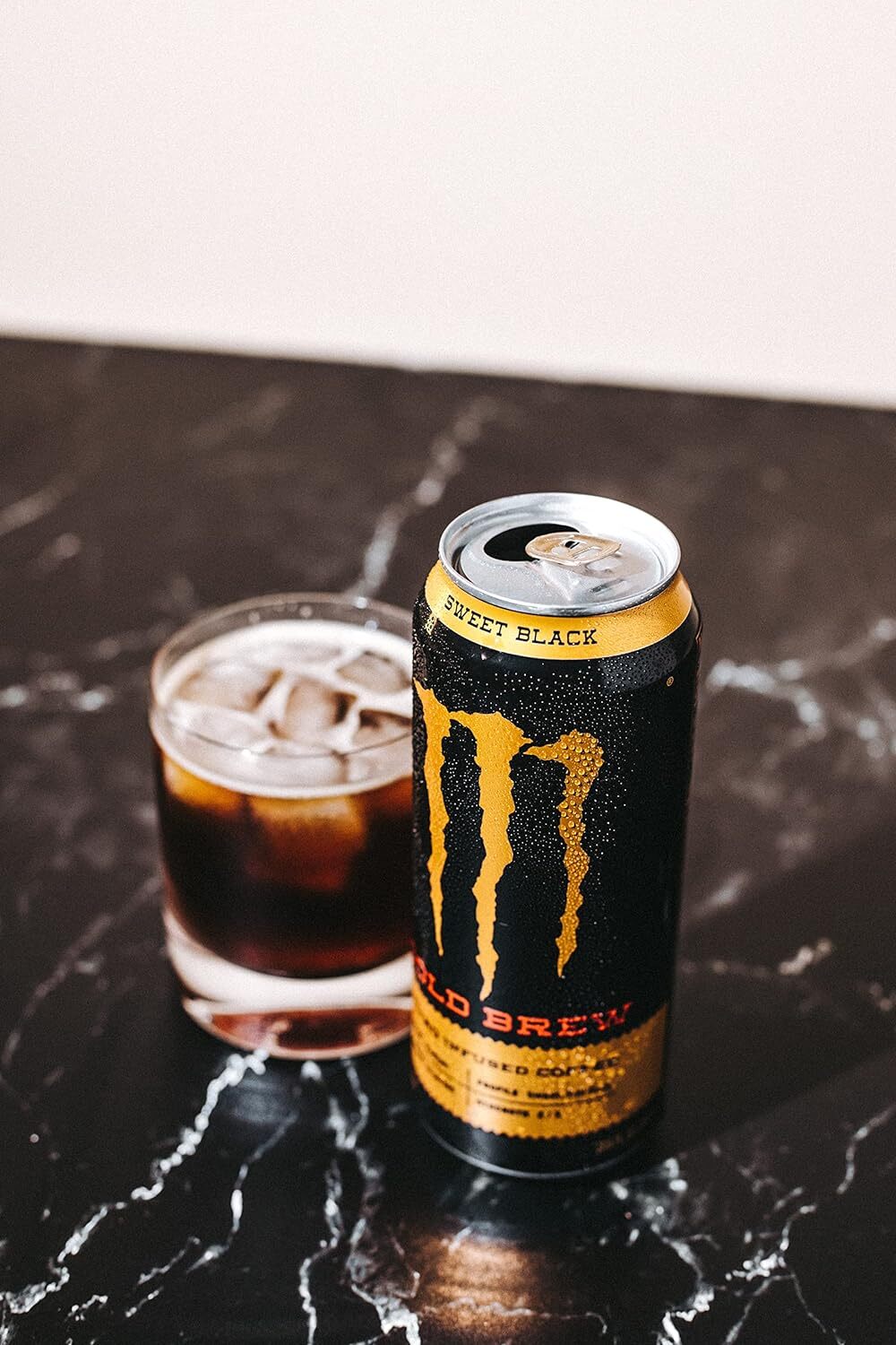 (12 Pack) Monster Java Nitro Cold Brew Sweet Black, Coffee+Energy Drink ...