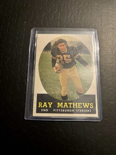 1958 Topps Ray Matthews Pittsburgh Steelers #78 | eBay
