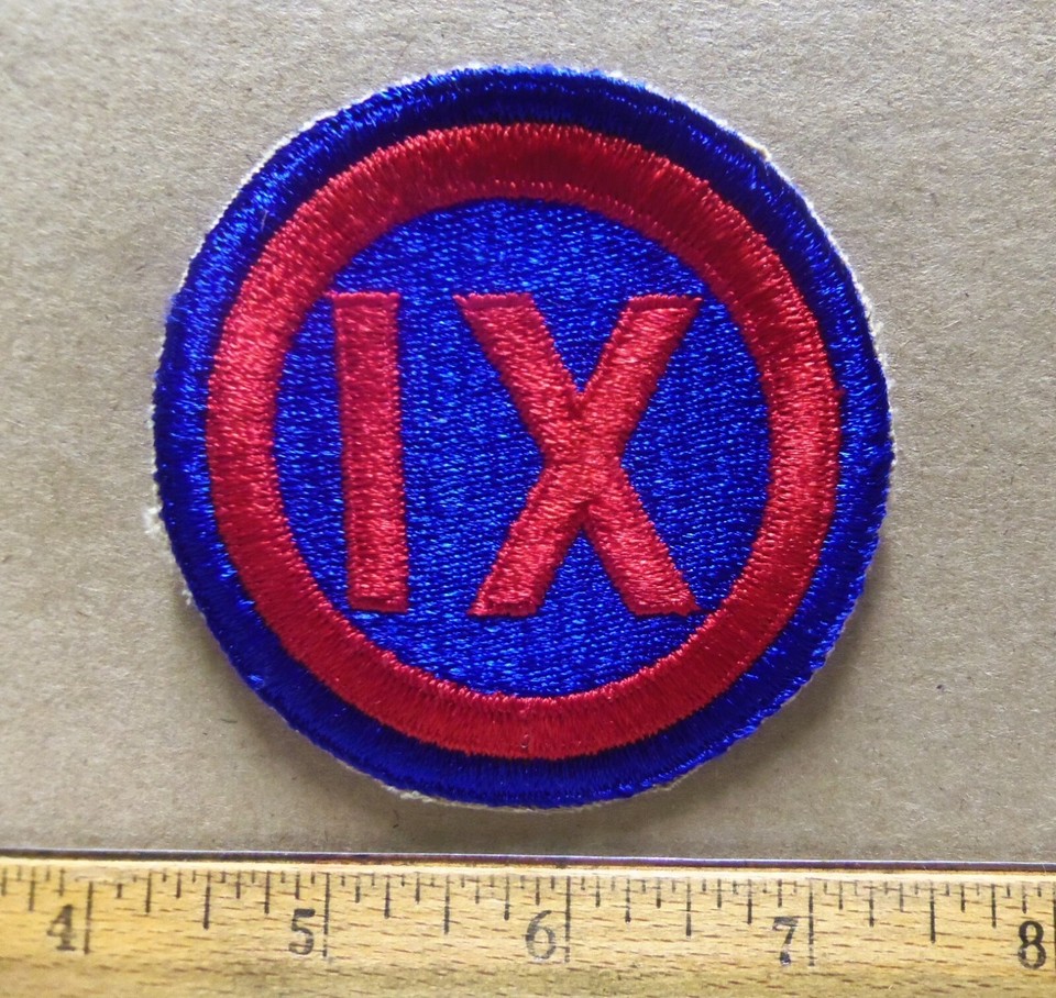 US Army - IX Corps Embroidered Patch (NOS) | eBay