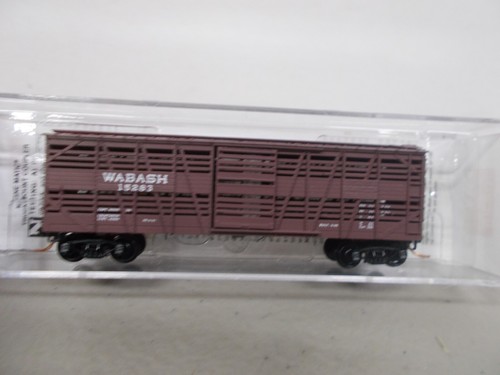 MICRO-TRAINS~#03500270-WABASH-40' STOCK CAR #15283~N SCALE | eBay