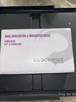 Clockwise Tools Dial Indicator with Magnetic Base Holder Stand, DIMR ...