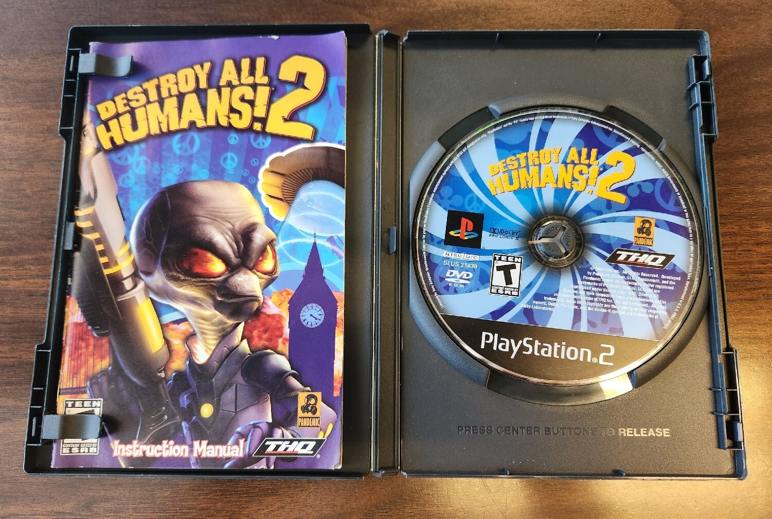 Destroy All Humans 2 (Sony PlayStation 2 PS2) Complete Tested - Great ...