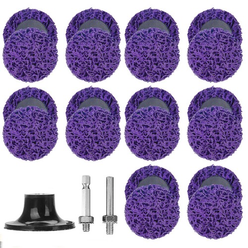 20PC 2 in Roll Lock Poly Strip Clean Die Grinder Sanding Disc Paint ...