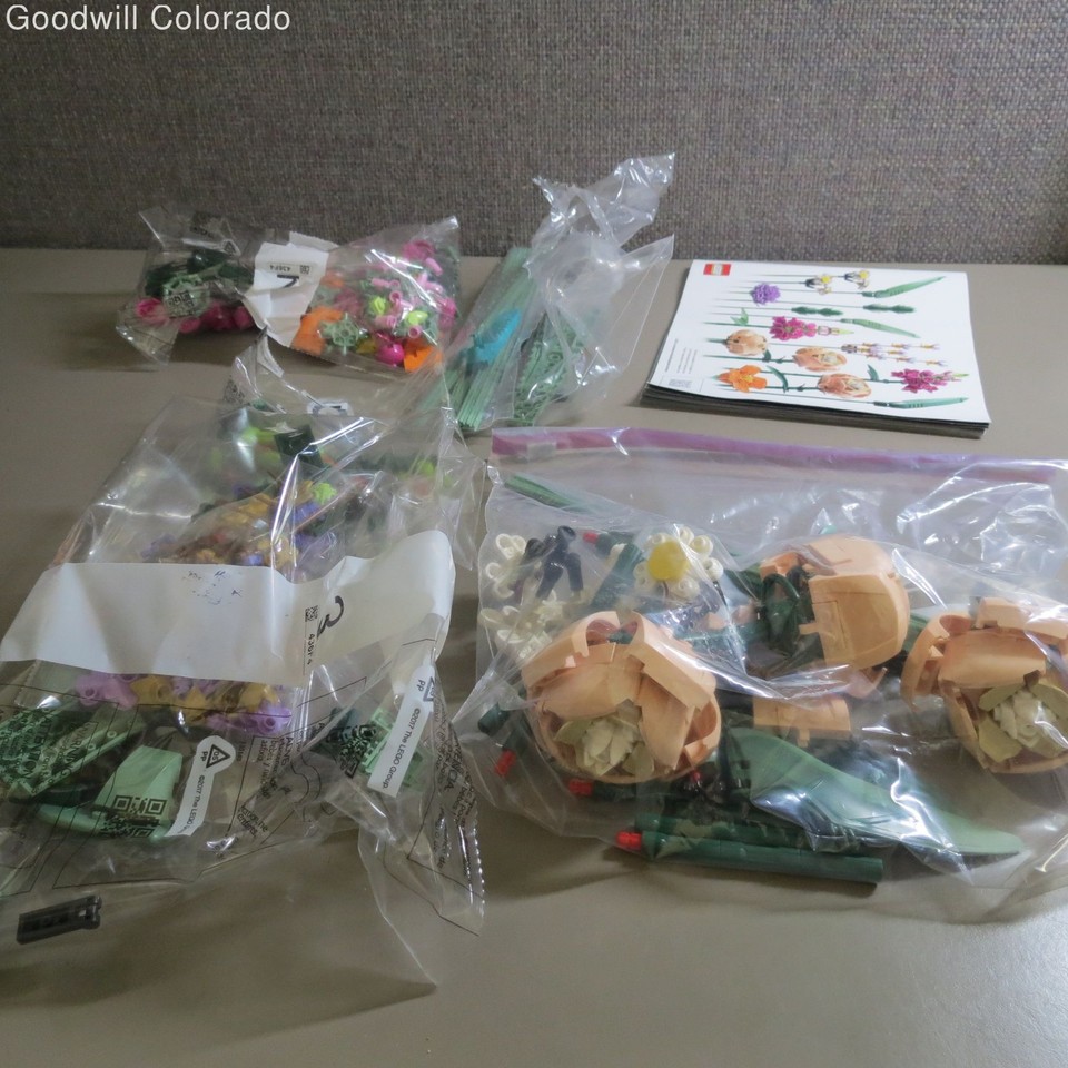 Botanical Collection Flower Bouquet Model #10280 Lego Set In Box | eBay