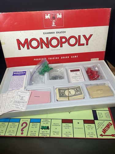 1972 #402 Monopoly Greece Greek Waddingtons Complete | eBay