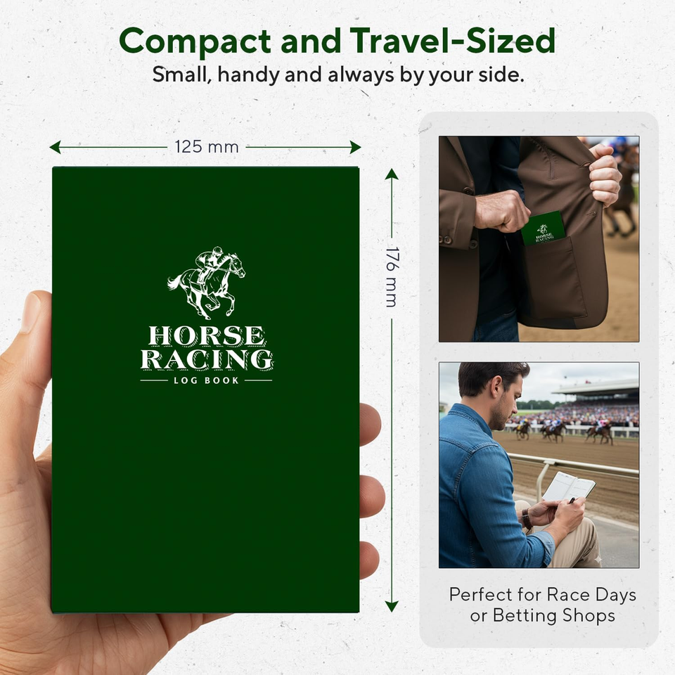 Horse Racing Log Book – Pocket Horse Racing Betting Book & Racing Diary ...