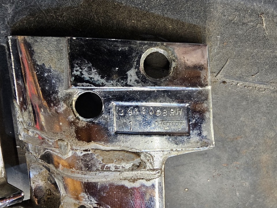 1968-1977 Corvette T Top Strike Striker Plate Original Pair GM 3948068 ...