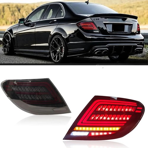Smoked Red LED Tail Light Rear Lamp For Mercedes W204 C250 C300 C63 ...