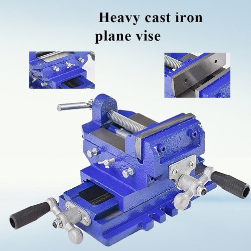 Precision Bench Vise Fixture Tool Flat Vise Two-way Moving Milling ...