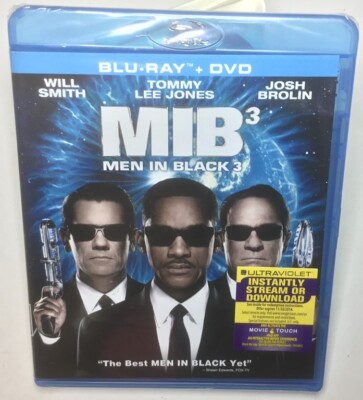 Will Smith Tommy Lee Jones MEN IN BLACK3 MIB3 Blu-Ray & DVD Disc New ...