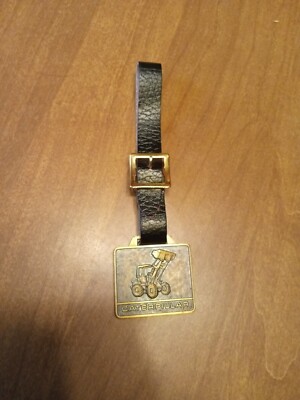 Vintage Caterpillar Key Fob Leather & Brass Very Unique In Great ...