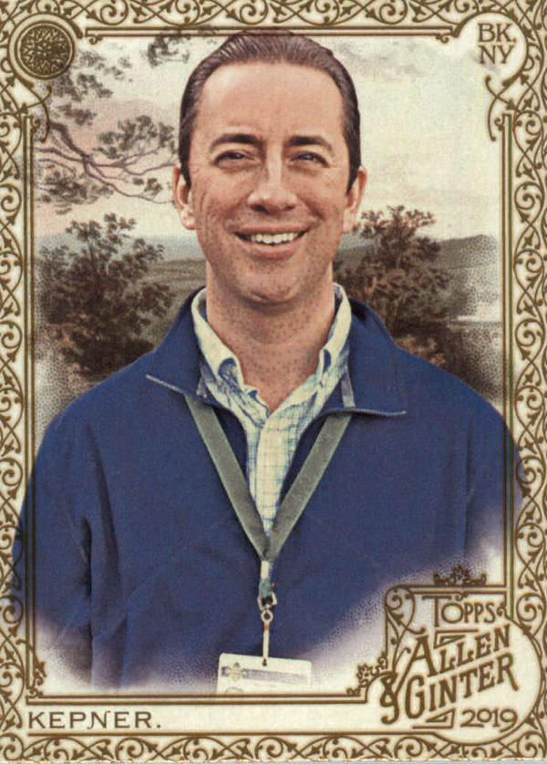 2019 Allen and Ginter Gold #172 Tyler Kepner Baseball Writer BX 50A | eBay