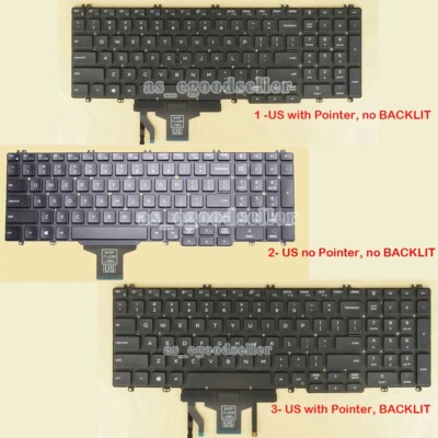 for DELL Precision 3500 3501 3540 15-3541 Latitude 5500 5501 Keyboard ...