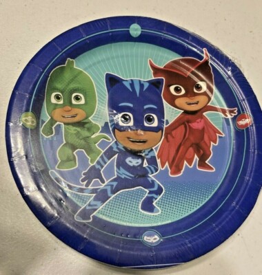 8 PJ Masks Dessert Plates 7” Round Party Supplies | eBay
