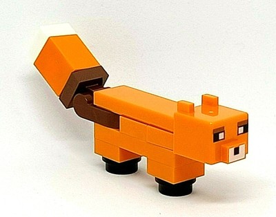 LEGO Fox Brick-Built 21162 Minecraft Land Animal Minifigure minefox01 ...