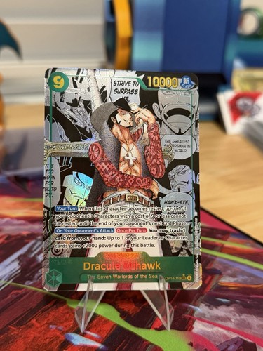 Dracule Mihawk OP14 Manga (English) Pack Fresh One Piece TCG | eBay