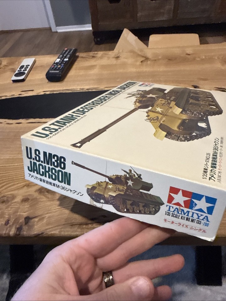 Tamiya 1/35 Scale U.S. Tank Destroyer M36 Jackson Motorized Model Kit ...
