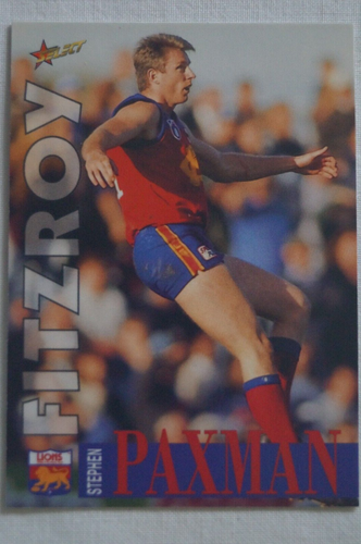 Fitzroy Lions AFL-VFL Football Select Centenary Year Card Stephen ...
