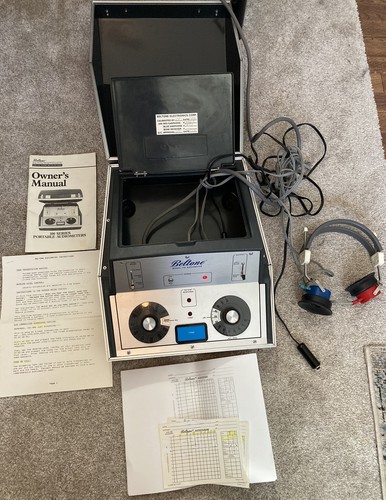 Tested! Beltone 119 Audiometer Manual Headphones Clicker Last Cert 6/ ...