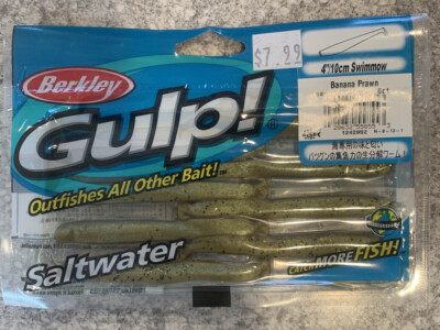 Berkley Gulp Saltwater 4” Swimmow Banana Prawn | eBay