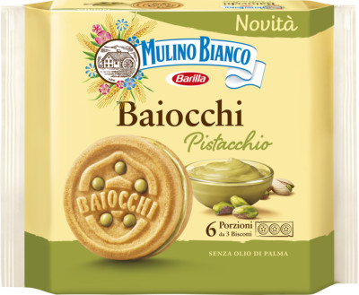 BAIOCCHI PISTACCHIO - CONFEZIONE DA 168 GRAMMI - LIMITED EDITION MULINO ...