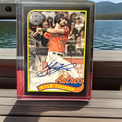 Kyle Tucker 2024 Topps Chrome 35th Anniversary Black Autograph 193/199 ...