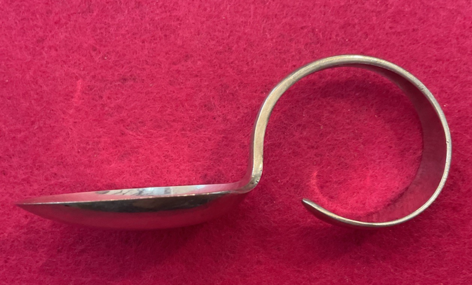 Lunt Jefferson Curved Baby Sterling Silver Spoon No Monogram 16 Grams ...