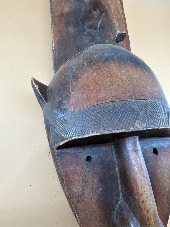 Primitive African Tribal Bambara Mask -- G | eBay
